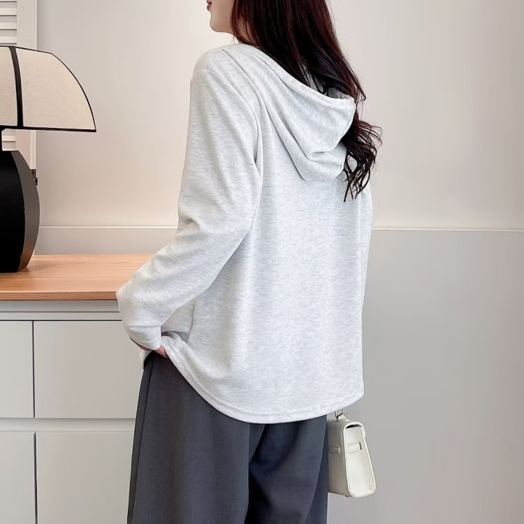 貓咪印花假兩件連帽T桖上衣 獨具衣格 J8092::unistyle 館::【獨具衣格】專賣中大尺碼洋裝、中大尺碼服飾