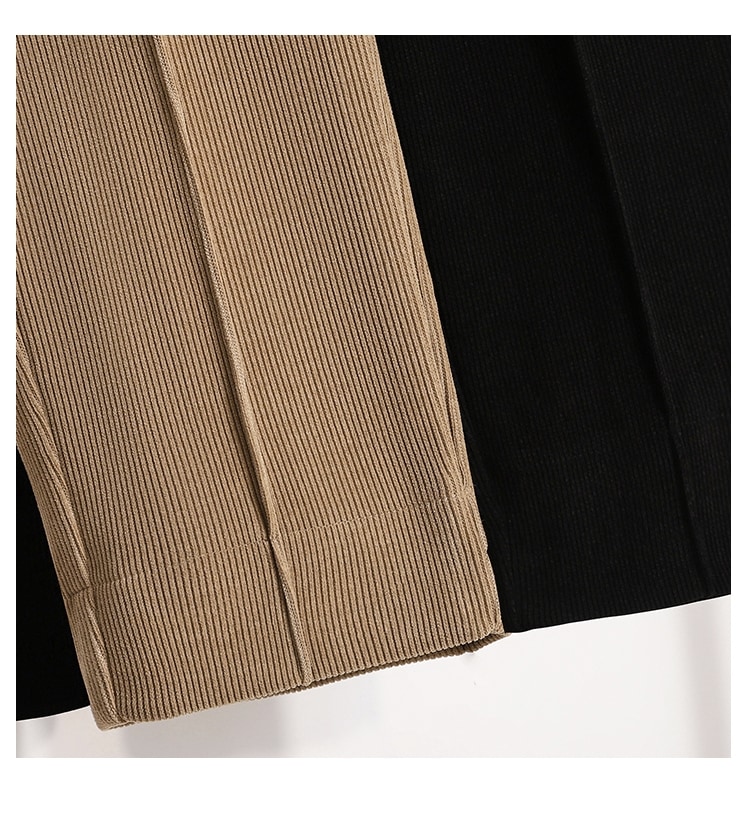 高腰直筒燈心絨直筒長褲(L-5L) 獨具衣格 J8499::unistyle 館::【獨具衣格】專賣中大尺碼洋裝、中大尺碼服飾