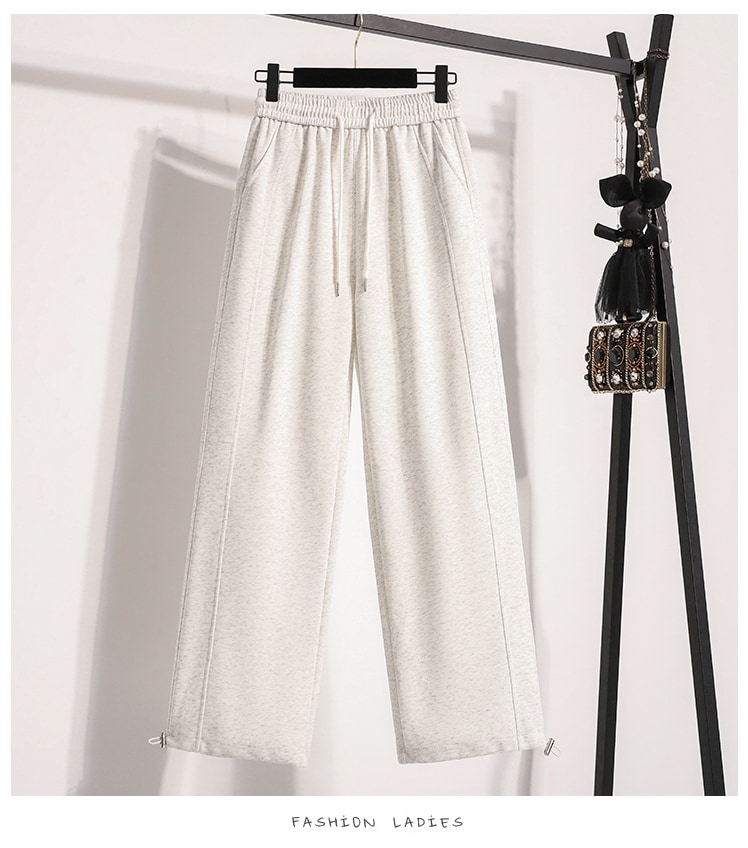 束口寬褲兩用顯瘦運動褲 獨具衣格 J8567::unistyle 館::【獨具衣格】專賣中大尺碼洋裝、中大尺碼服飾