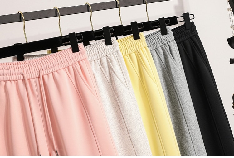 束口寬褲兩用顯瘦運動褲 獨具衣格 J8567::unistyle 館::【獨具衣格】專賣中大尺碼洋裝、中大尺碼服飾