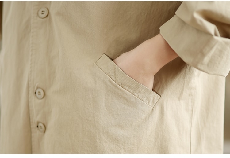 雙釦設計反領高領風衣外套 獨具衣格 J8690::unistyle 館::【獨具衣格】專賣中大尺碼洋裝、中大尺碼服飾