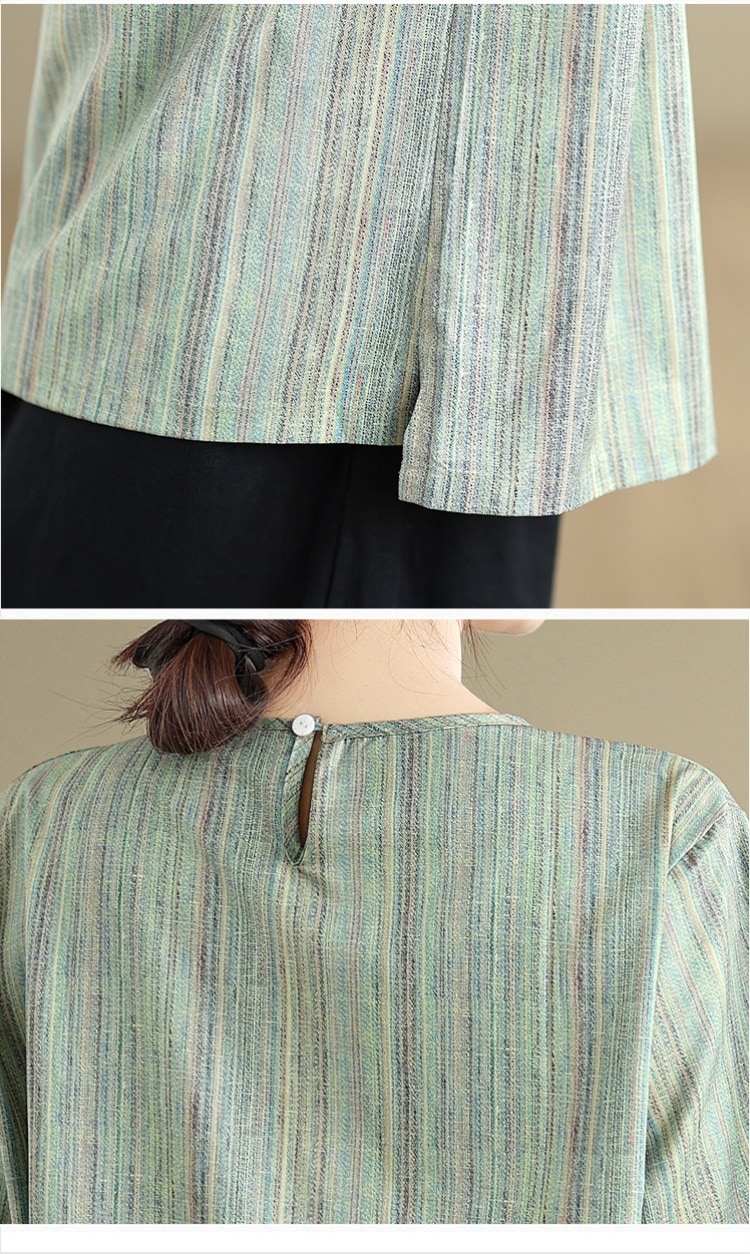 復古配條口袋設計短袖上衣 獨具衣格 J9231::unistyle 館::【獨具衣格】專賣中大尺碼洋裝、中大尺碼服飾