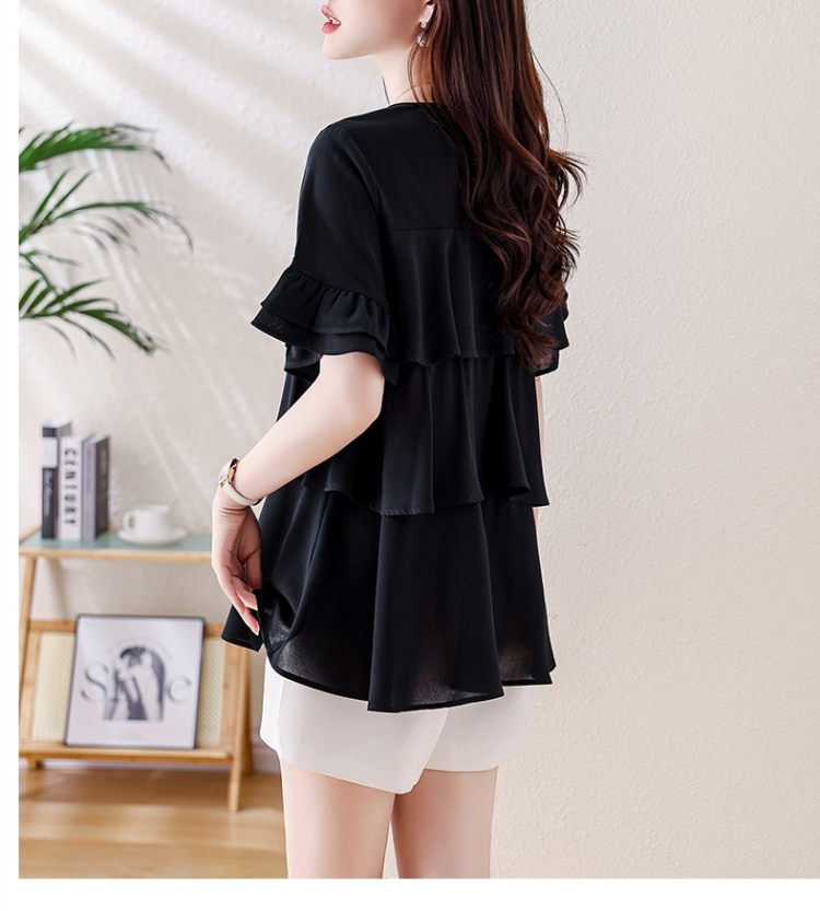 奢華設計款荷葉顯瘦洋裝 獨具衣格 J9273::unistyle 館::【獨具衣格】專賣中大尺碼洋裝、中大尺碼服飾