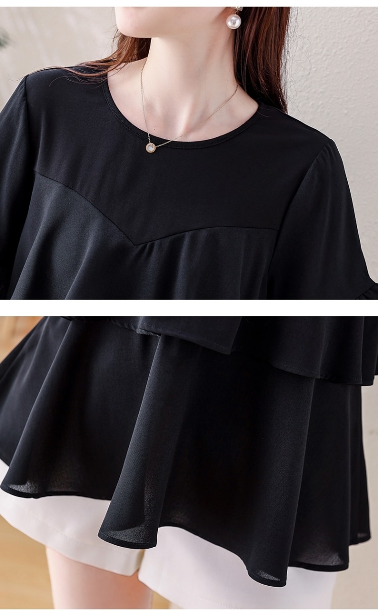 奢華設計款荷葉顯瘦洋裝 獨具衣格 J9273::unistyle 館::【獨具衣格】專賣中大尺碼洋裝、中大尺碼服飾