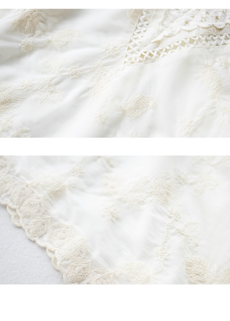 重工設計氣質款V領蕾絲上衣 獨具衣格 J9293::unistyle 館::【獨具衣格】專賣中大尺碼洋裝、中大尺碼服飾