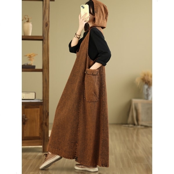 日系V領牛仔連帽背心洋裝 獨具衣格 J8809::unistyle 館::【獨具衣格】專賣中大尺碼洋裝、中大尺碼服飾