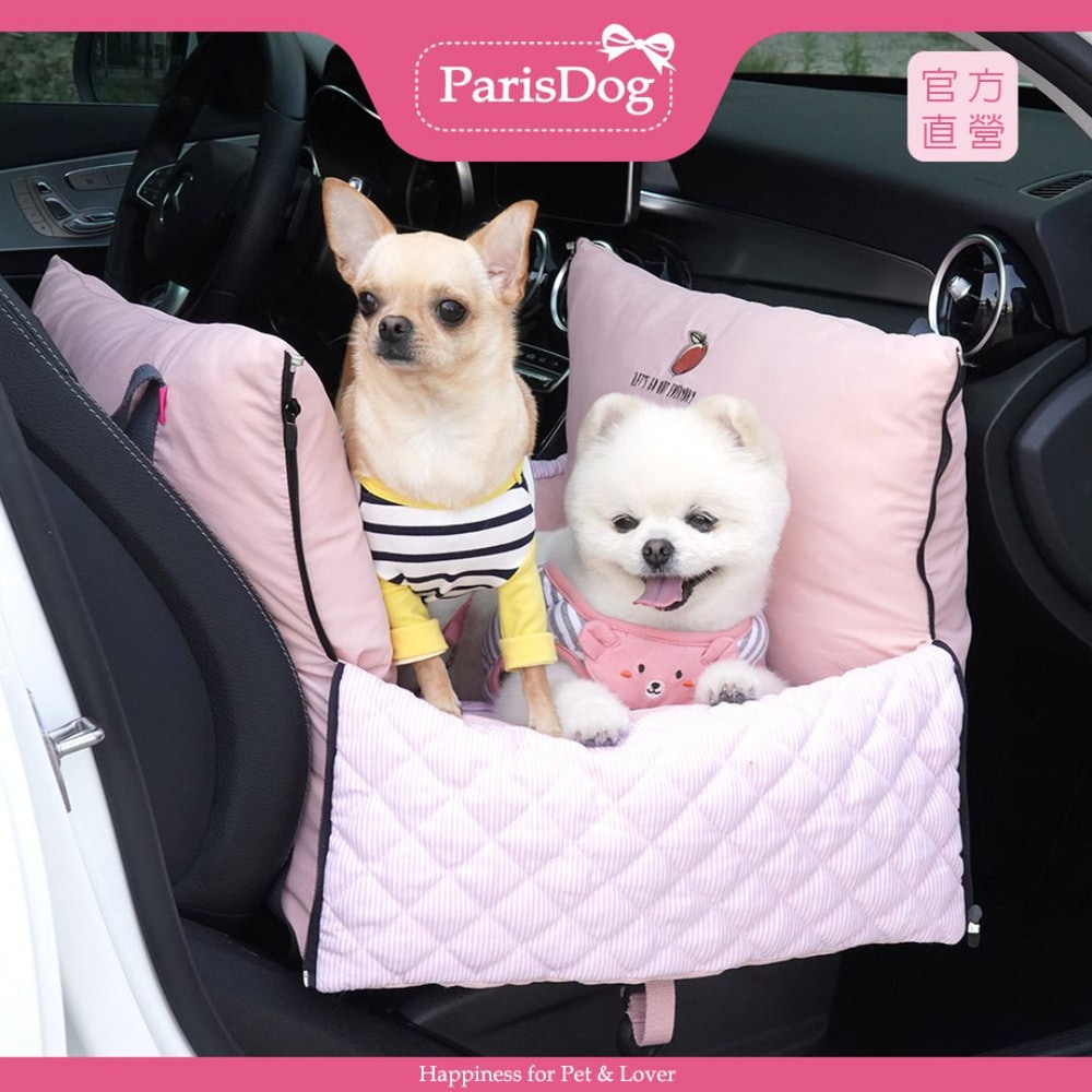 北歐森林-家庭犬貓訓練中心::韓國【ParisDog】蓬蓬雲朵寵物汽車安全座椅